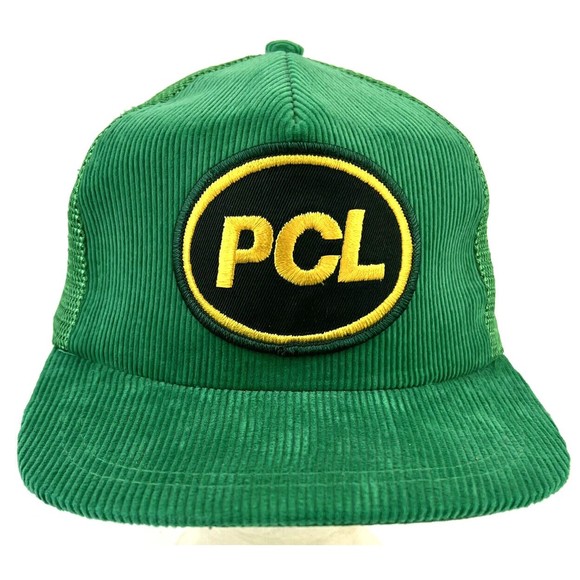 Sportcap | Accessories | Vintage Pcl Patch Corduroy Green Trucker Hap ...